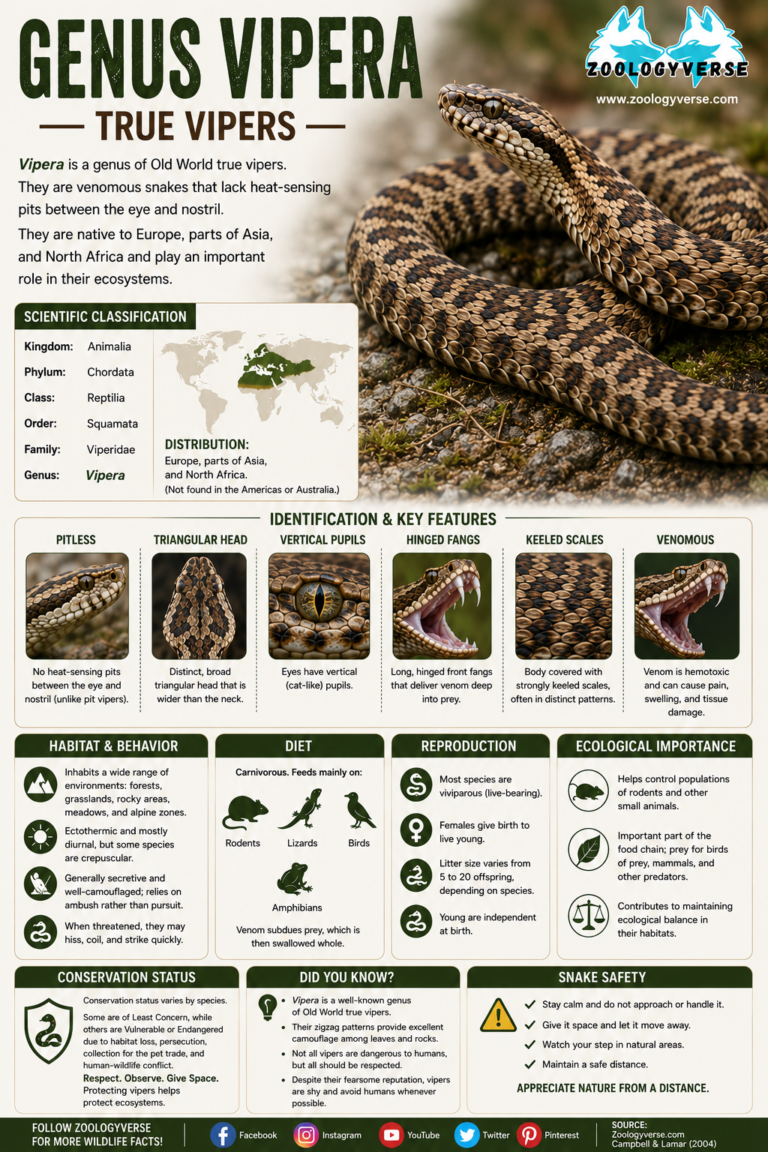 VIPERA (PITLESS VIPER) | Zoologyverse